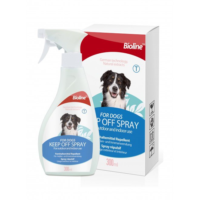 Bioline Keep off Spray for Dogs 300ml สเปร์ยป่องกันการลุกล้ำพื้นที่ ...