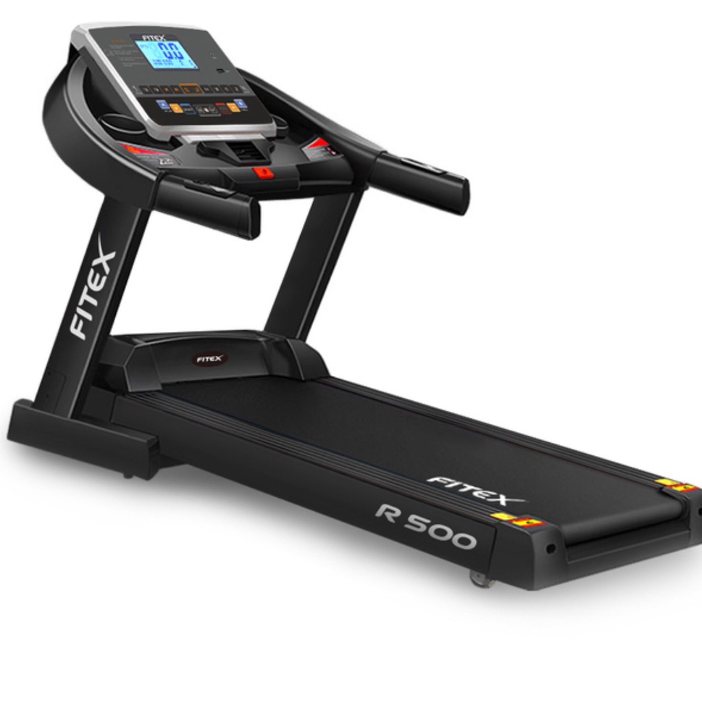 ลู่วิ่งไฟฟ้า R500 4 แรงม้า ลู่วิ่ง FITEX สายพาน 48 cm Zwift ความชันไฟฟ้า18ระดับ สปริงโช๊คใหญ่ ...