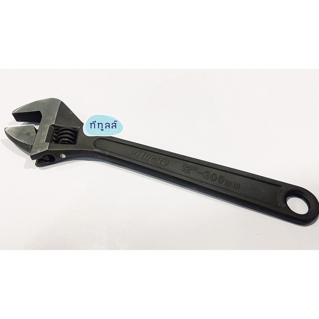 กุญแจเลื่อน ประแจเลื่อน 12" Adjustable Wrench 12” HORSE แท้ | Shopee ...
