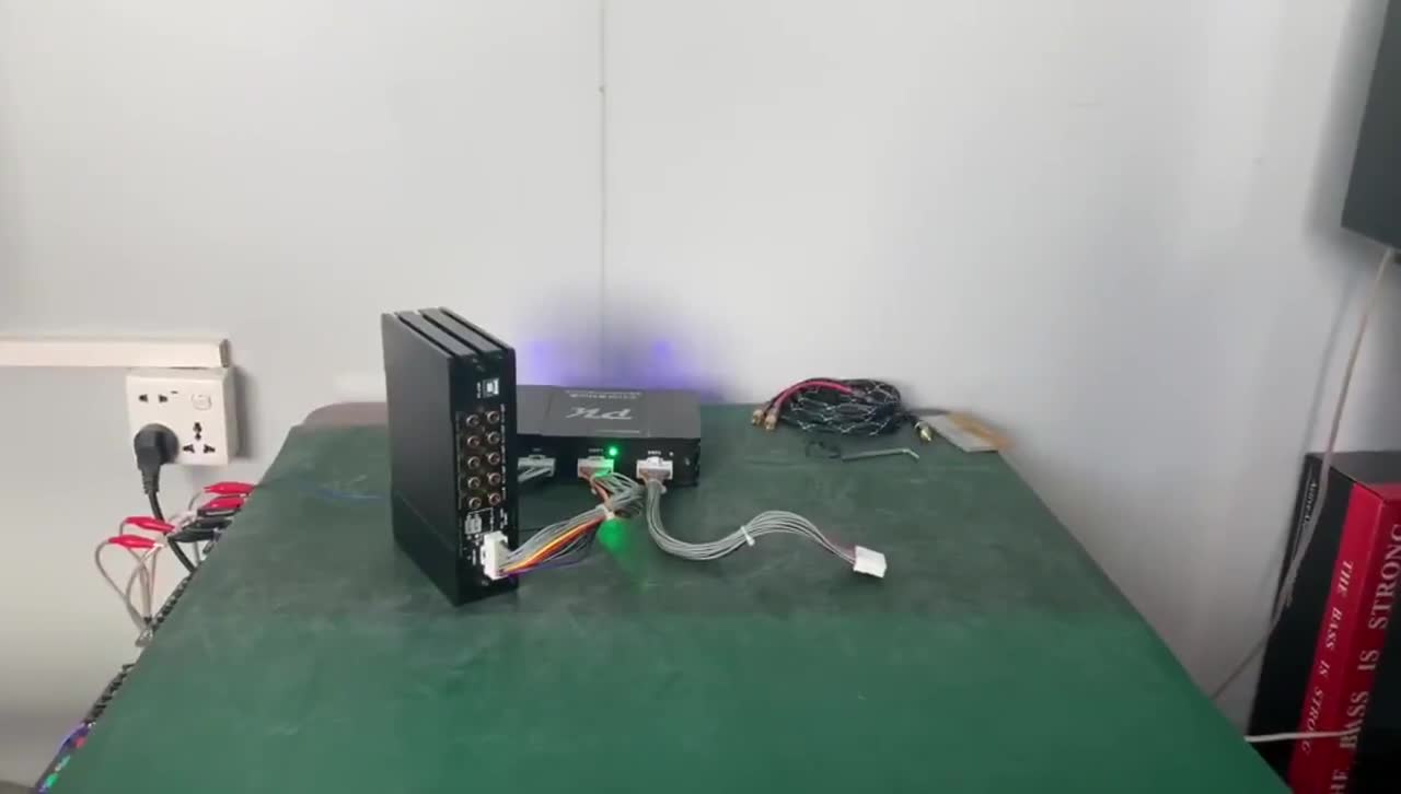 Audxeon D1808 เครื่องขยายเสียงรถยนต์ รถ DSP 8 channel dsp amplifier 31 Band EQ DSP Android ...