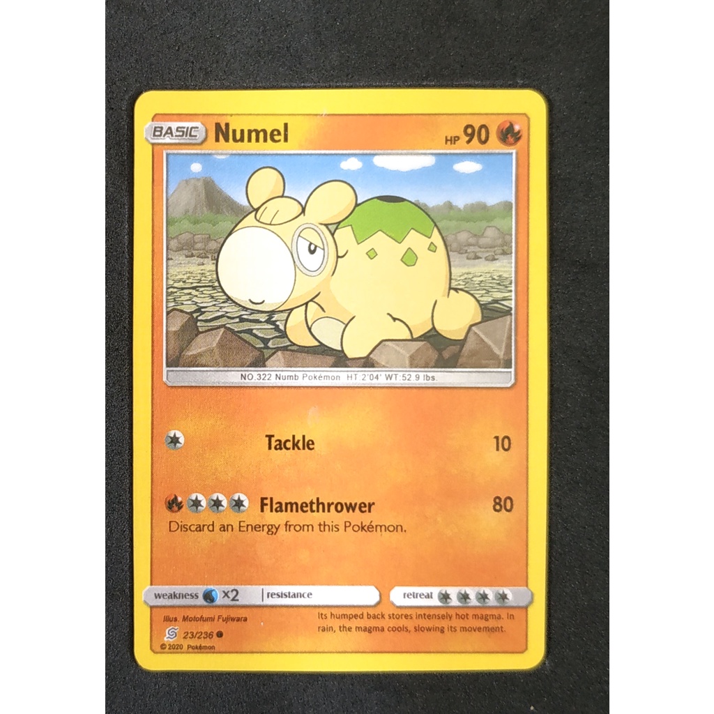 Numei Basic 23/236 นูเมล Pokemon Card (Normal) ภาษาอังกฤษ | Shopee Thailand