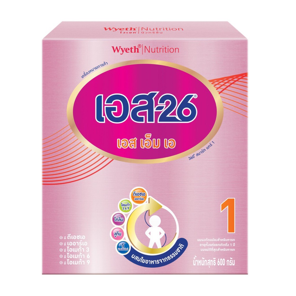 (กล่อง 600g) นมผงเอส-26 SMA ขนาด 600 กรัม | Shopee Thailand