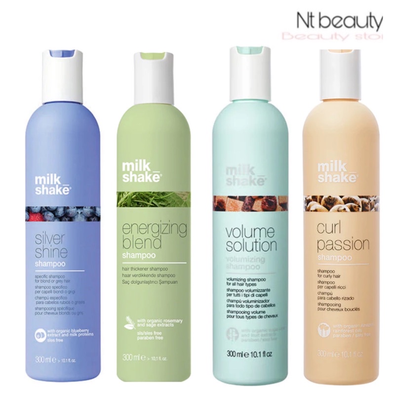 Milk shake shampoo 300 ml มิลค์เชค milkshake แชมพู 4 สูตร silver ผมร่วง ...