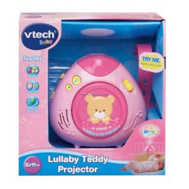 ดรีมไลท์ vtech lullaby bear crib projector pink ปรับเสียงดนตรีดังเบาได้ ...