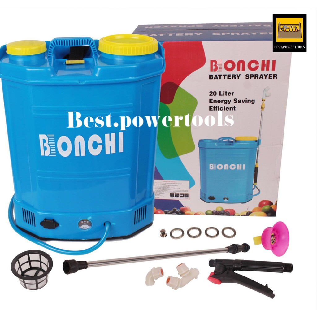 BONCHI เครื่องพ่นยาแบตเตอรี่ เครื่องพ่นยา แบตเตอรี่ สะพายหลัง 20 ลิตร ...