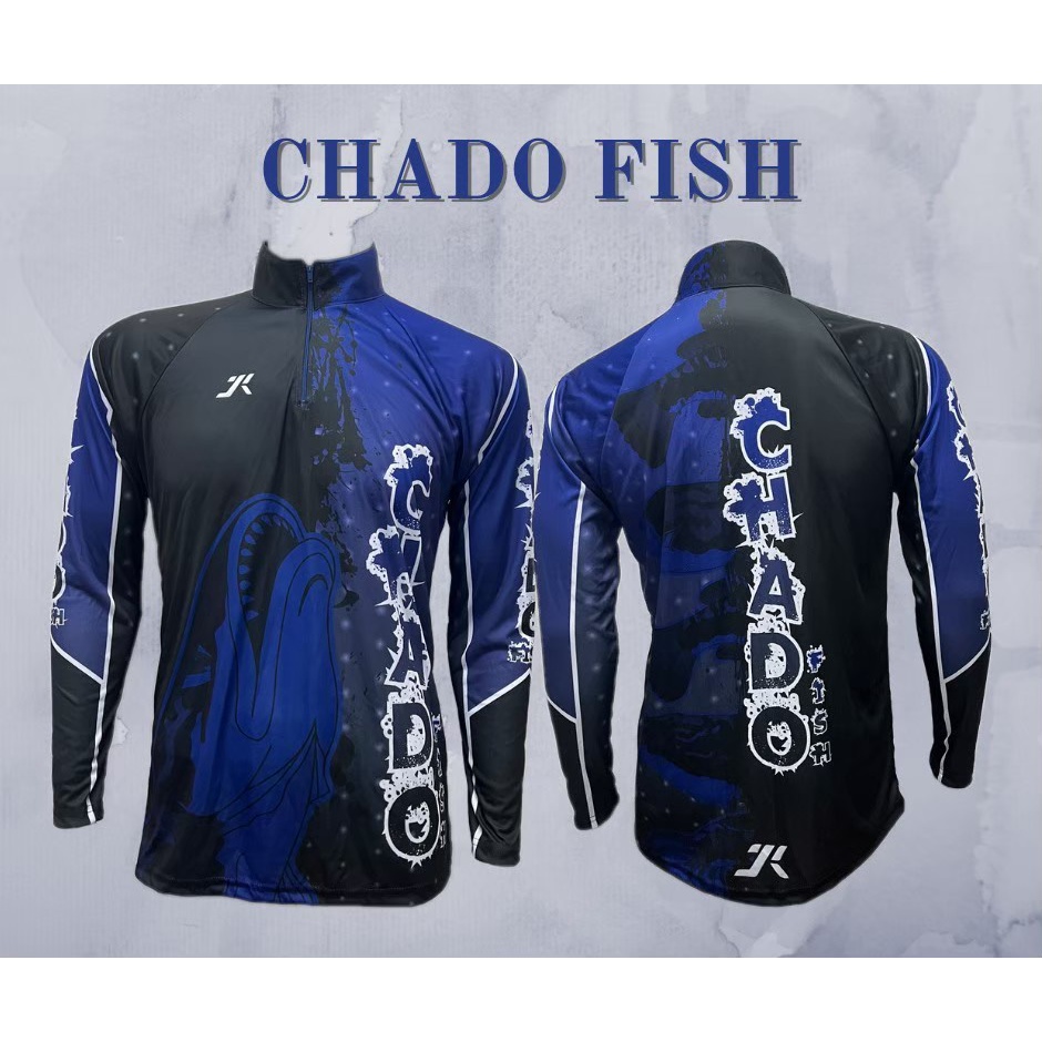 JK Thailand เสื้อตกปลา CHADO FISH ป้องกันรังสี UV 80% แห้งเร็ว | Shopee ...
