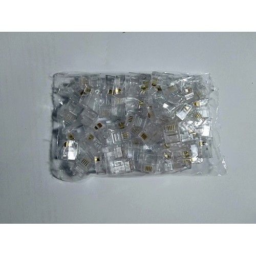 หัวRJ11(6P4Cตัวต่อสายโทรศัพท์) (50หัว) | Shopee Thailand