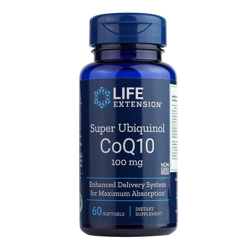 [พร้อมส่ง] Life Extension, Super Ubiquinol CoQ10, 100 mg, 60 Softgels | Shopee Thailand