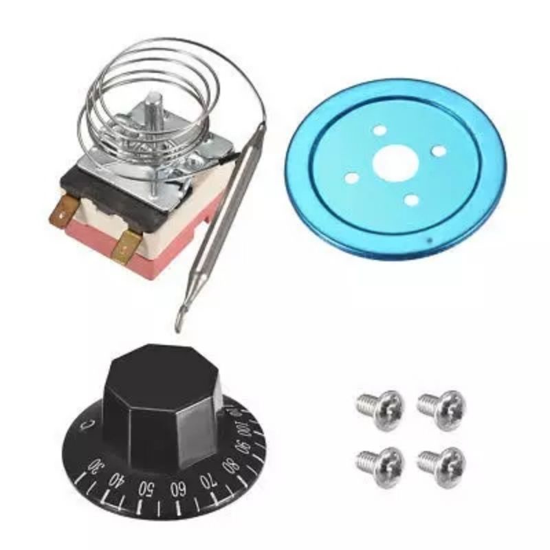 เตาอบสวิทช์อุณหภูมิ Thermostat Dial องศาเซนติเกรดฐานเซรามิคเครื่องทำน้ำอุ่น Thermostat 220V AC ...