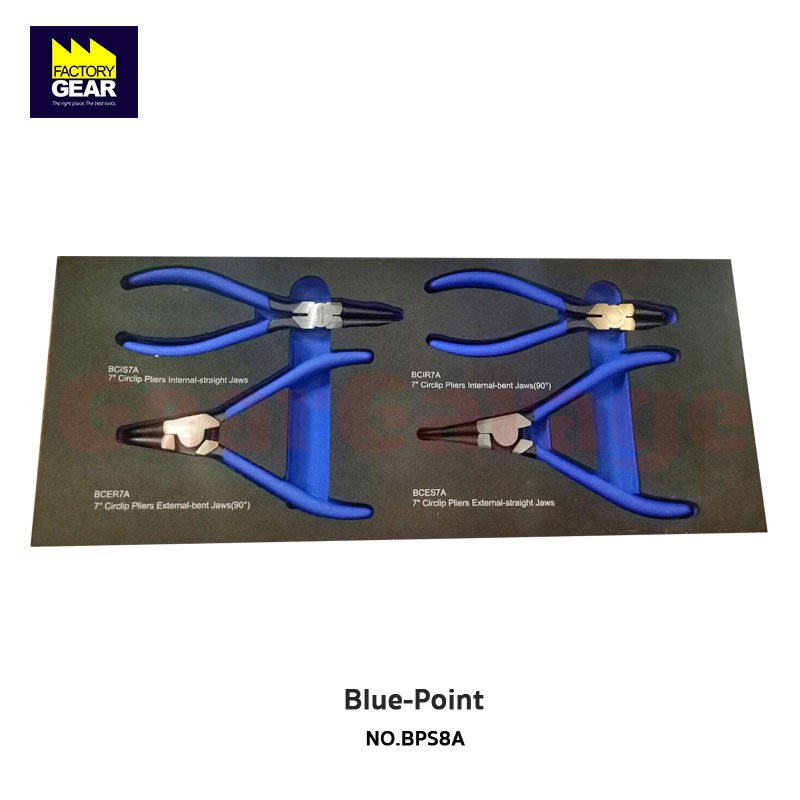 BLUE-POINT NO.BPS8A Circlip Pliers Set ชุดคีมแหวนล็อคสลัก Factory Gear ...