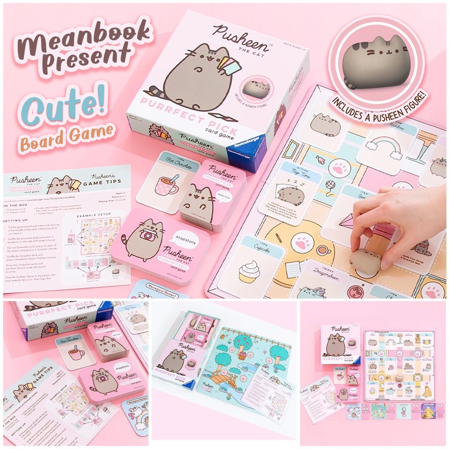 [แถมฟรีคู่มือภาษาไทย] Pusheen Purrfect Pick Board Game | Shopee Thailand