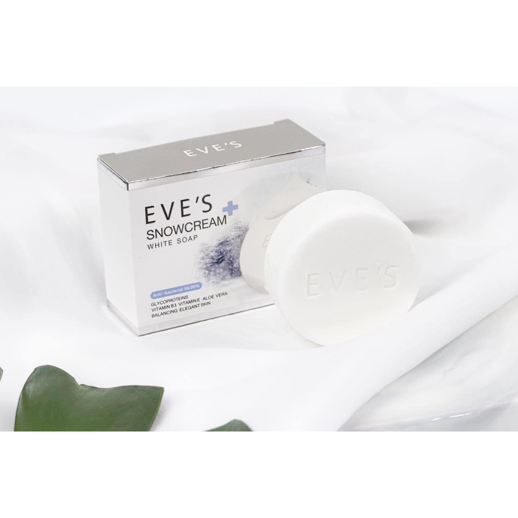 EVE'S SNOWCREAM WHITE SOAP อีฟส์ สโนว์ครีม ไวท์ โซฟ (สบู่รักษาสิวที่ ...