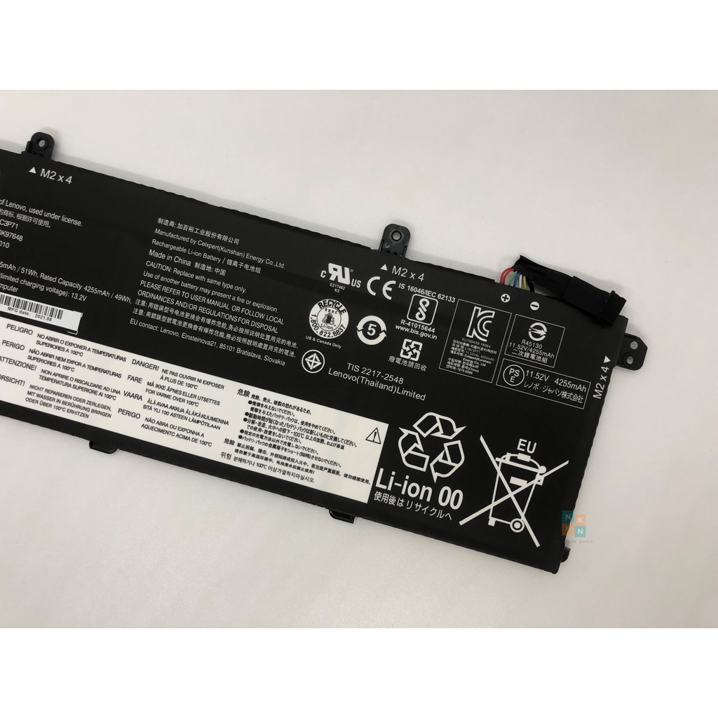 LENOVO แบตเตอรี่ L18C3P71 ของแท้ (สำหรับ ThinkPad T14 GEN 1,GEN 2,T490 ...