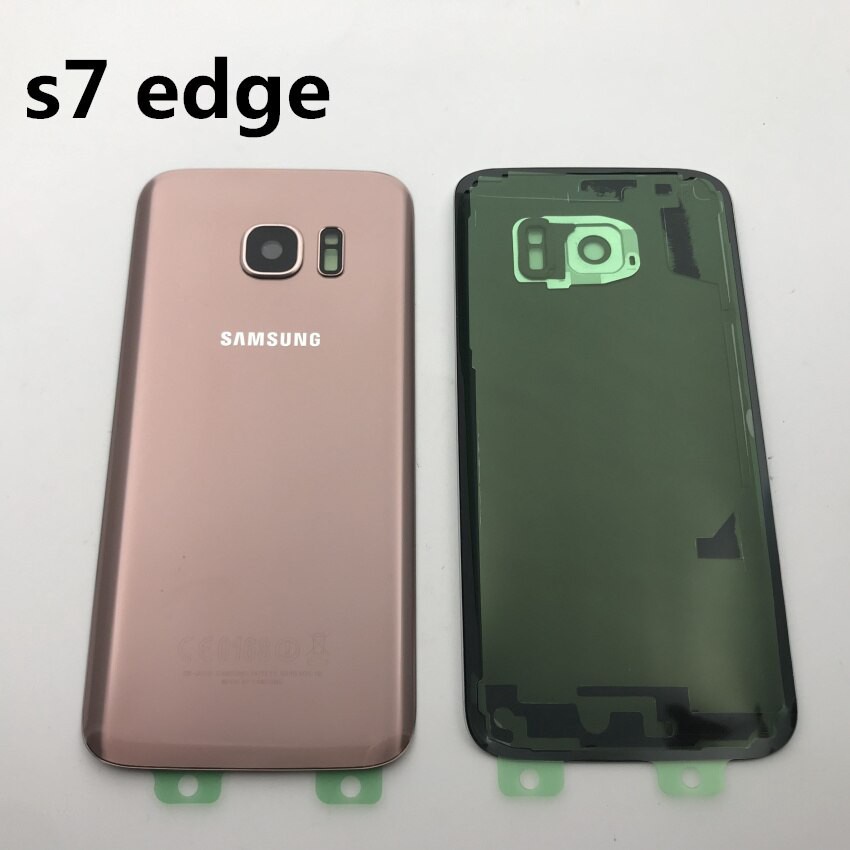 ฝาครอบแบตเตอรี่ด้านหลัง และกรอบเลนส์กล้อง สําหรับ Samsung Galaxy S7 G930 S7 edge G935 | Shopee ...