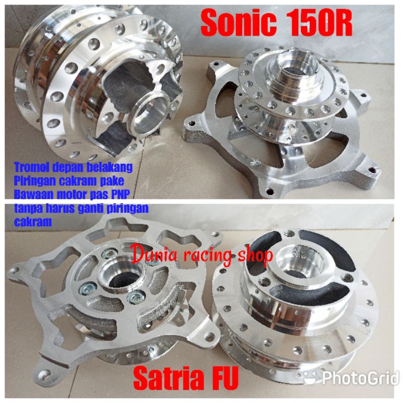 ดรัมหน้า หลัง โซนิค 150 Supra GTR 150 GTR150 Satria Fu Supra 125 Dis ...