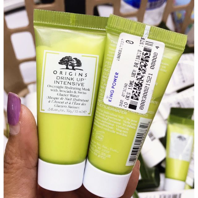 Origins Drink Up Intensive Overnight Hydrating Mask With Avocado 15ml ...