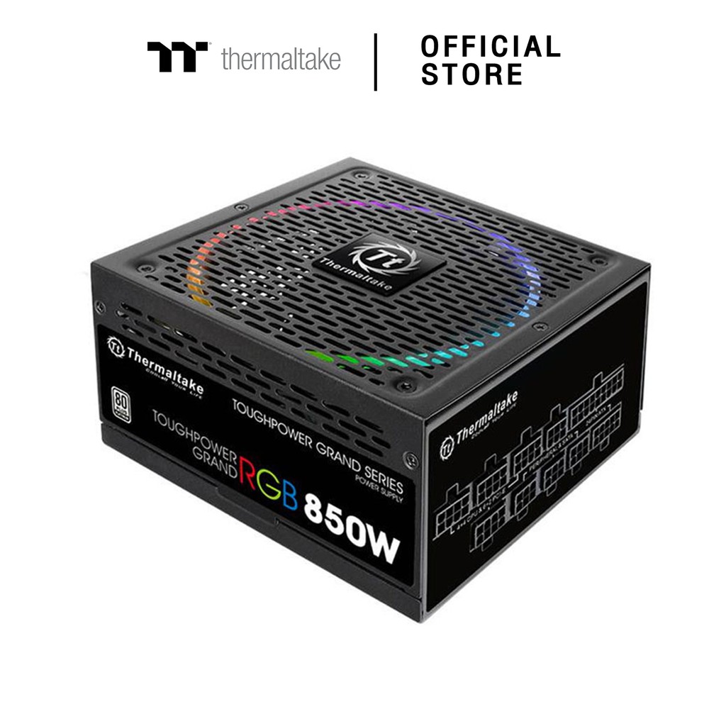 Thermaltake Power Supply Toughpower Grand RGB 80 Plus Platinum 850W ( PS-TPG-0850F1FAPE-1 ...