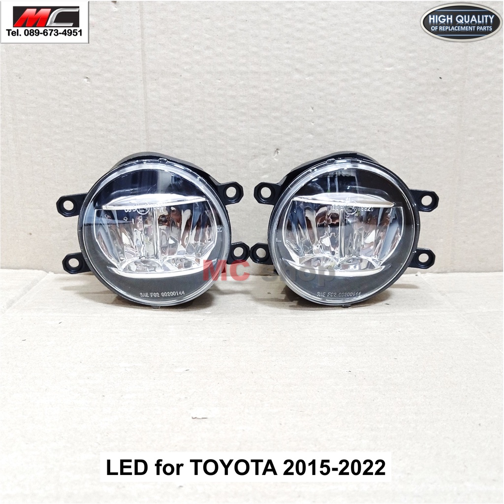 ไฟตัดหมอก แบบ LED สำหรับรถ โตโยต้า TOYOTA งานเทียบ 81220-0K100 81210 ...