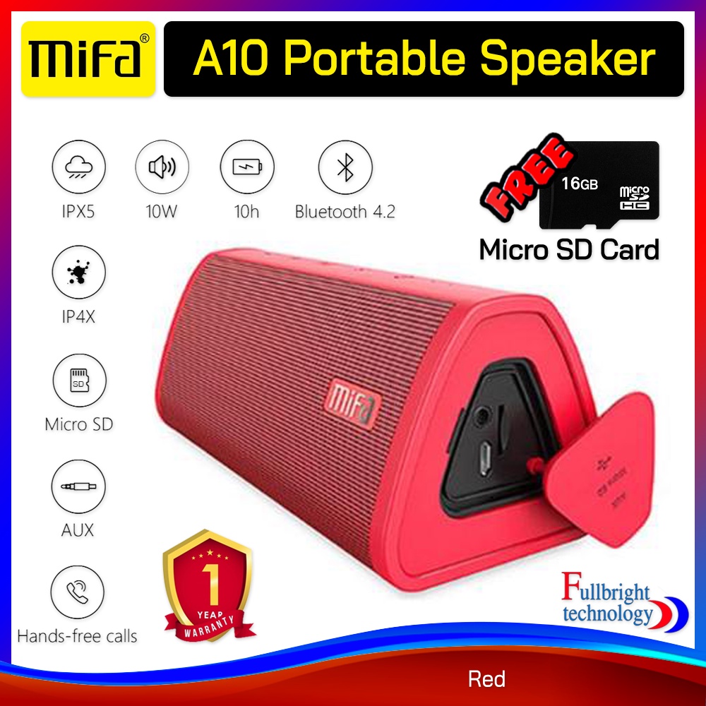 SDD Mifa A10 Bluetooth Speaker ลำโพงบลูทูธพกพา กันน้ำกันฝุ่น มีไมโครโฟน ...