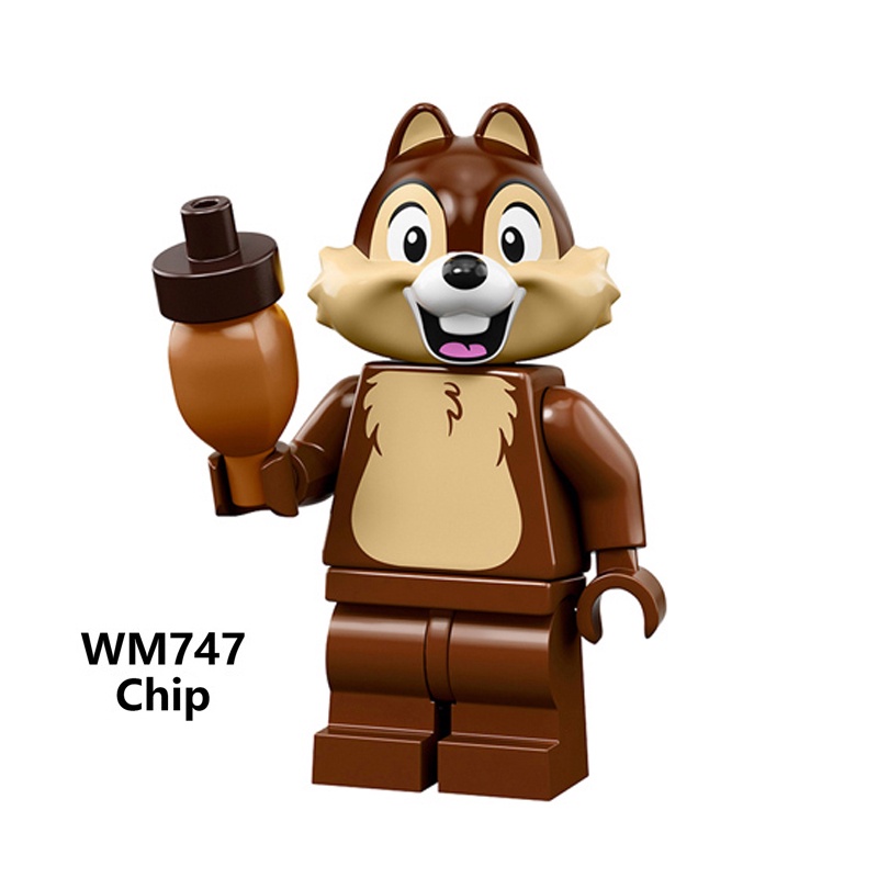 ฟิกเกอร์ การ์ตูนเป็ด Huey Duck Chip Dale McDuck Dewey Duck Louie Duck ...