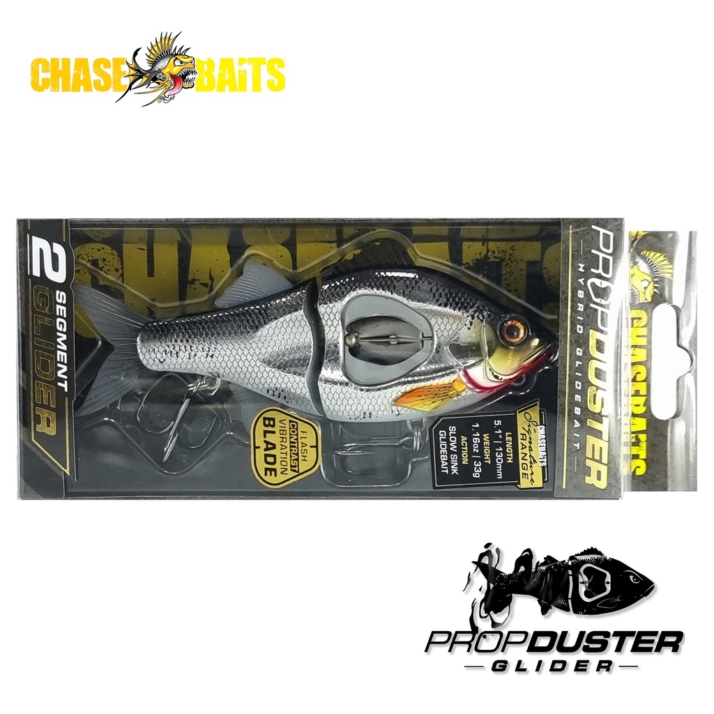 CHASEBAITS PROP DUSTER 130MM ปลาสวิมเบท Slow-Sink ใบพัดพุง อย่างแก๋วอ่ะ ...
