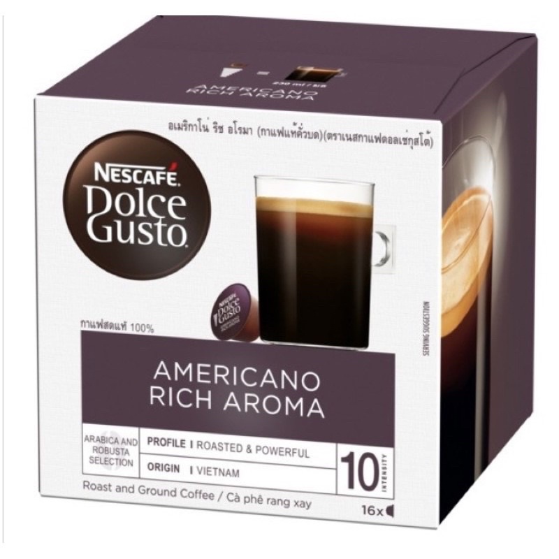 กาแฟแคปซูลnescafe Doice gustoอเมริกาโน่ริชหอมเข้ม💥 | Shopee Thailand