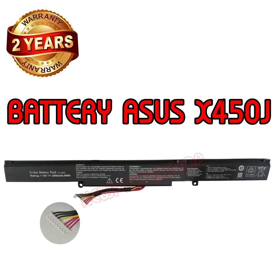 รับประกัน 2 ปี BATTERY ASUS X450J แบตเตอรี่ เอซุส X550E X450E X450JF ...
