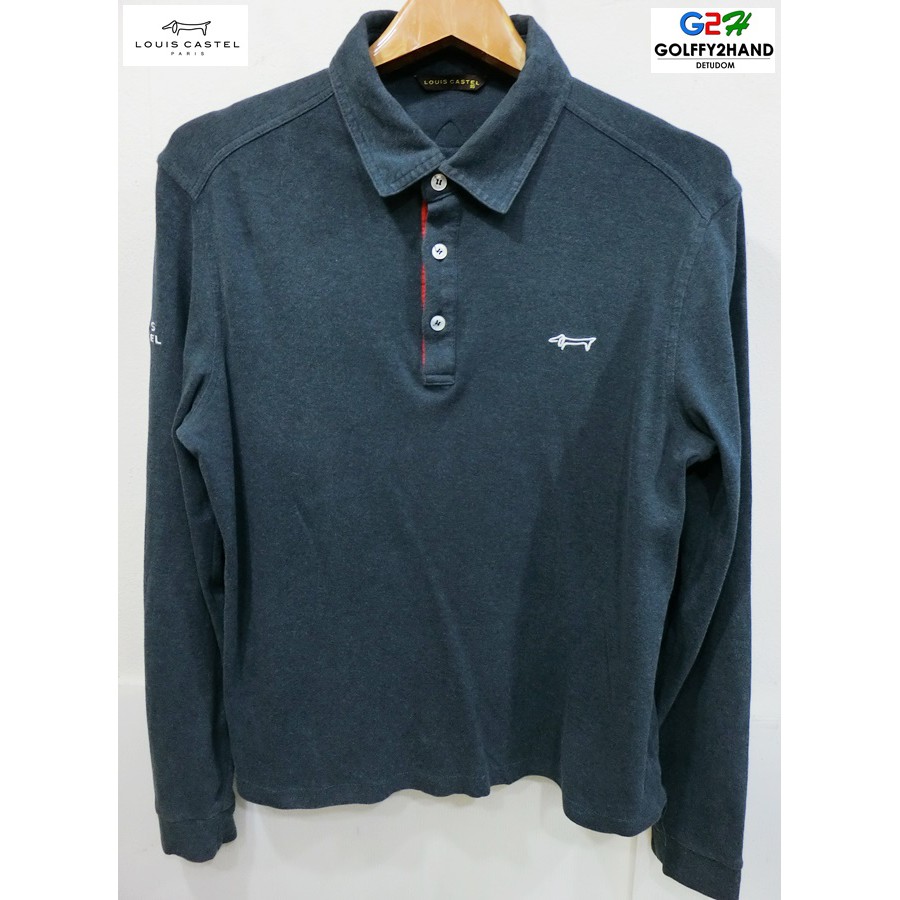 LOUIS CASTEL แท้ เสื้อยืดโปโลแขนยาวสปอต | Shopee Thailand