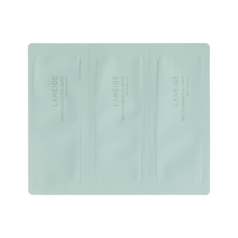 Laneige Neo Foundation High Cover Matte Sample Sachet (23N1, 21N1, 17N1 ...