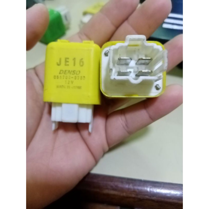 รีเลย์มาสด้า RELAY MAZDA Je16 DENSO 12V 4ขา มือสองญี่ปุ่น#056700-8780 ...