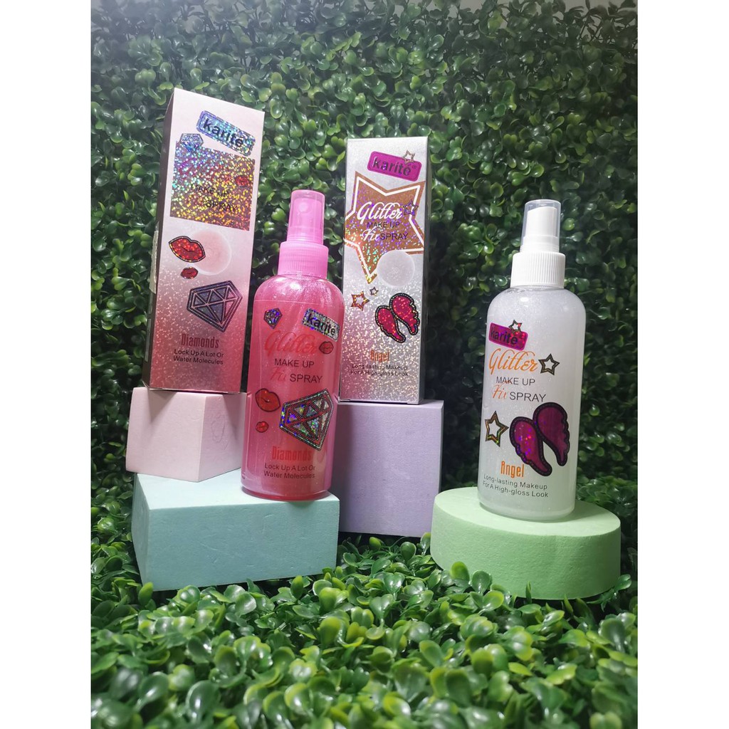 Glitter Make Up Fix Spray by Karite 220ml | Shopee Thailand