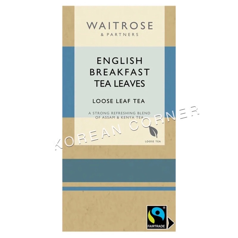 WAITROSE English Breakfast Tea Leaves ใบชา เวทโทรส ชากลิ่นต้นตำรับ ชา ...