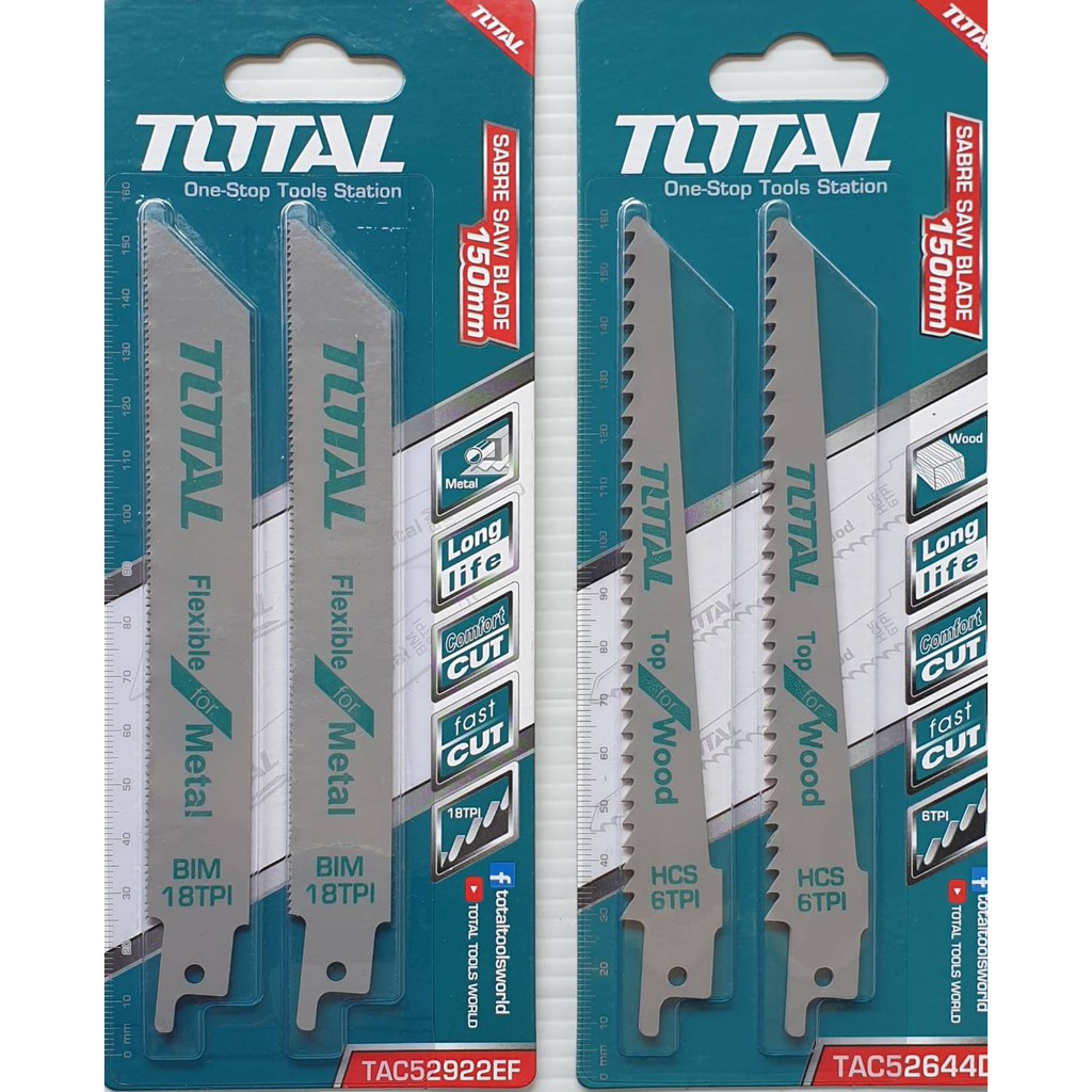 Total ใบเลื่อยชักตัดเหล็ก รุ่น TAC52922EF / ใบเลื่อยชักตัดไม้ รุ่น ...