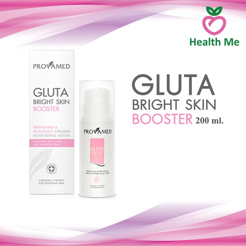 Provamed Gluta Bright Skin Booster 200 ml. โปรวาเมด กลูต้า ไบร์ท สกิน ...
