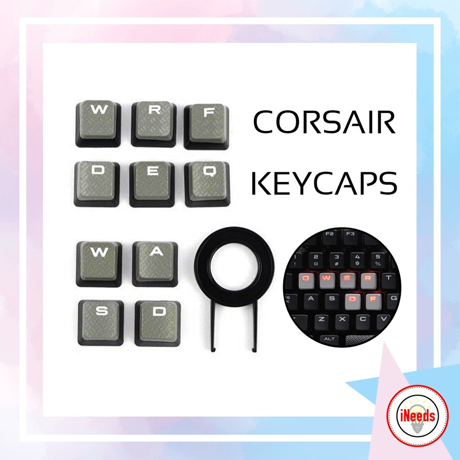 ส่งทุกวัน 🔥 CORSAIR Keycaps 10 keys แต่งแคปเท่ๆให้คีย์บอร์ด | Shopee ...