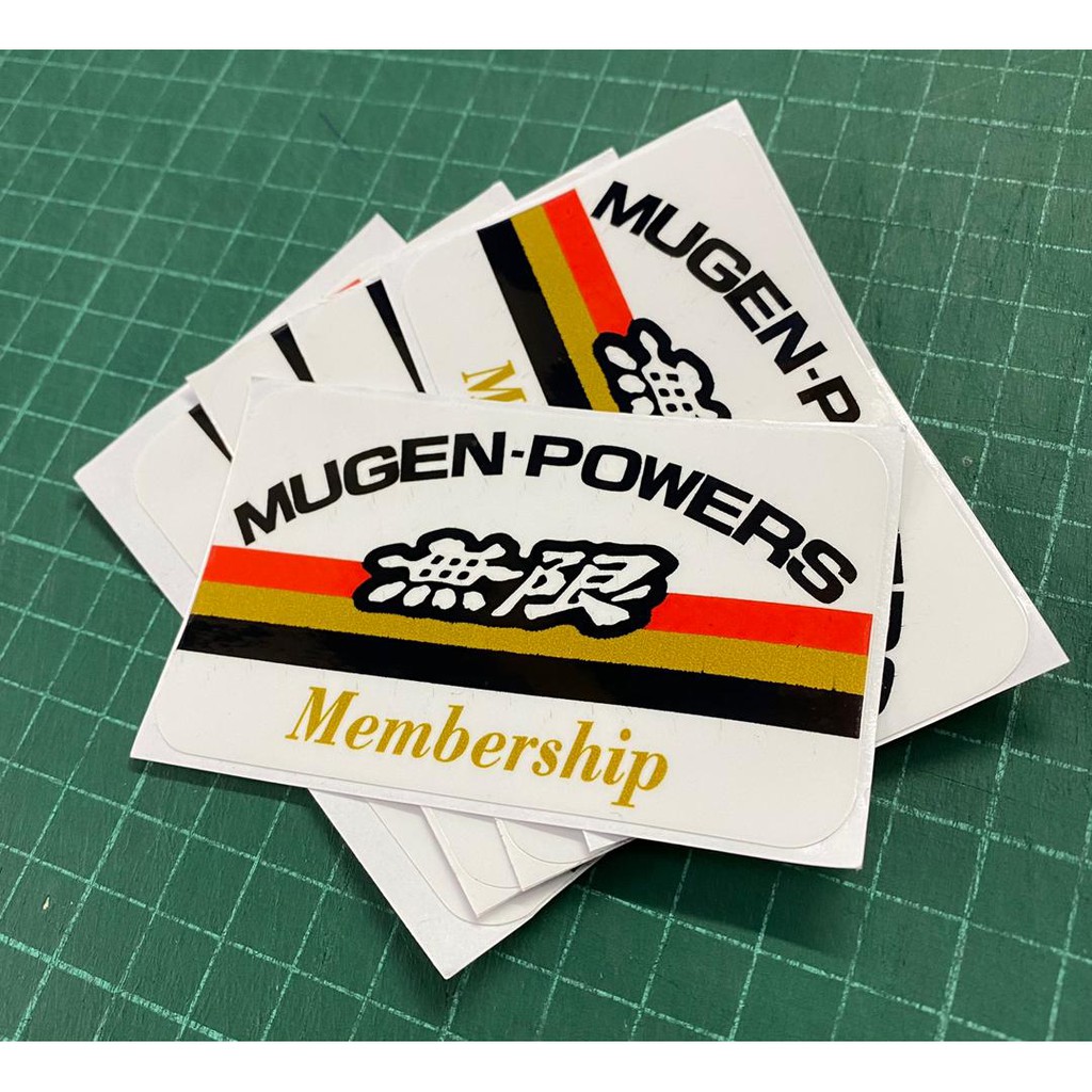 Mugen-powers Membership - สติกเกอร์ | Shopee Thailand