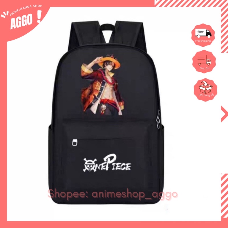 One Piece School Backpack - Ace, Zoro, Luffy Super HOT FBFR | Shopee ...