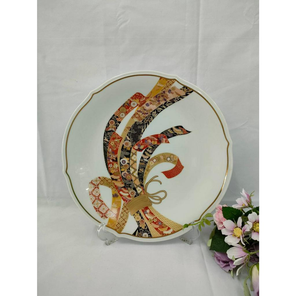 จานเซรามิก TA MATO จานลายริบบิ้น วาดมือแบบญี่ปุ่น Japanese Hand-Painted ...