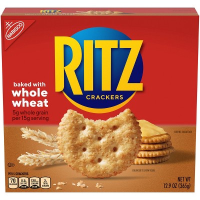 Ritz Whole Wheat Cracker 365g ริทซ์ โฮลวีท แครกเกอร์ | Shopee Thailand