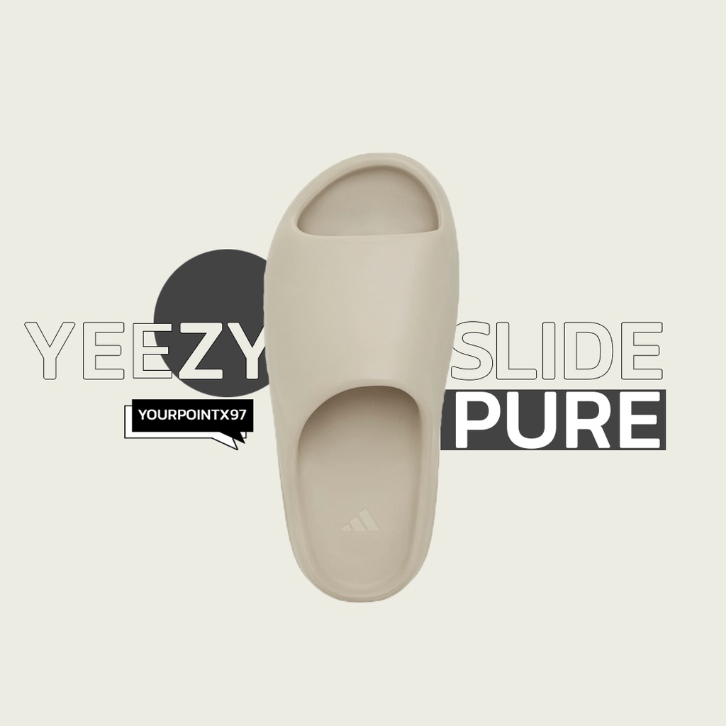 [พร้อมส่ง ส่งฟรี] ADIDAS YEEZY SLIDE "PURE" ของแท้100% | Shopee Thailand
