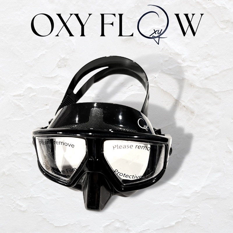 Oxy flow low volume mask freediving mask เลนส์Poly carbonate | Shopee ...