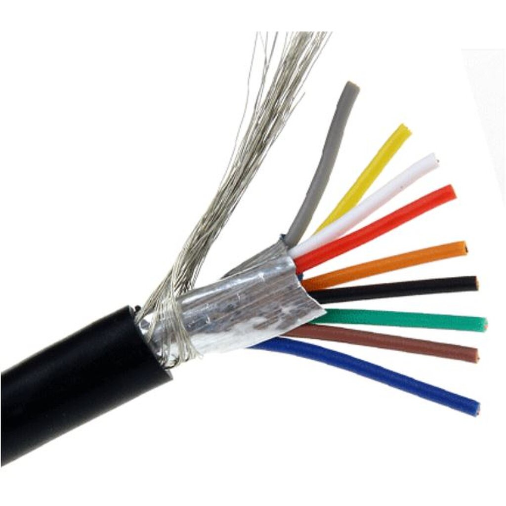 สายไฟมัลติคอร์ Pure copper 9-core shielded wire DB9 connection line ...