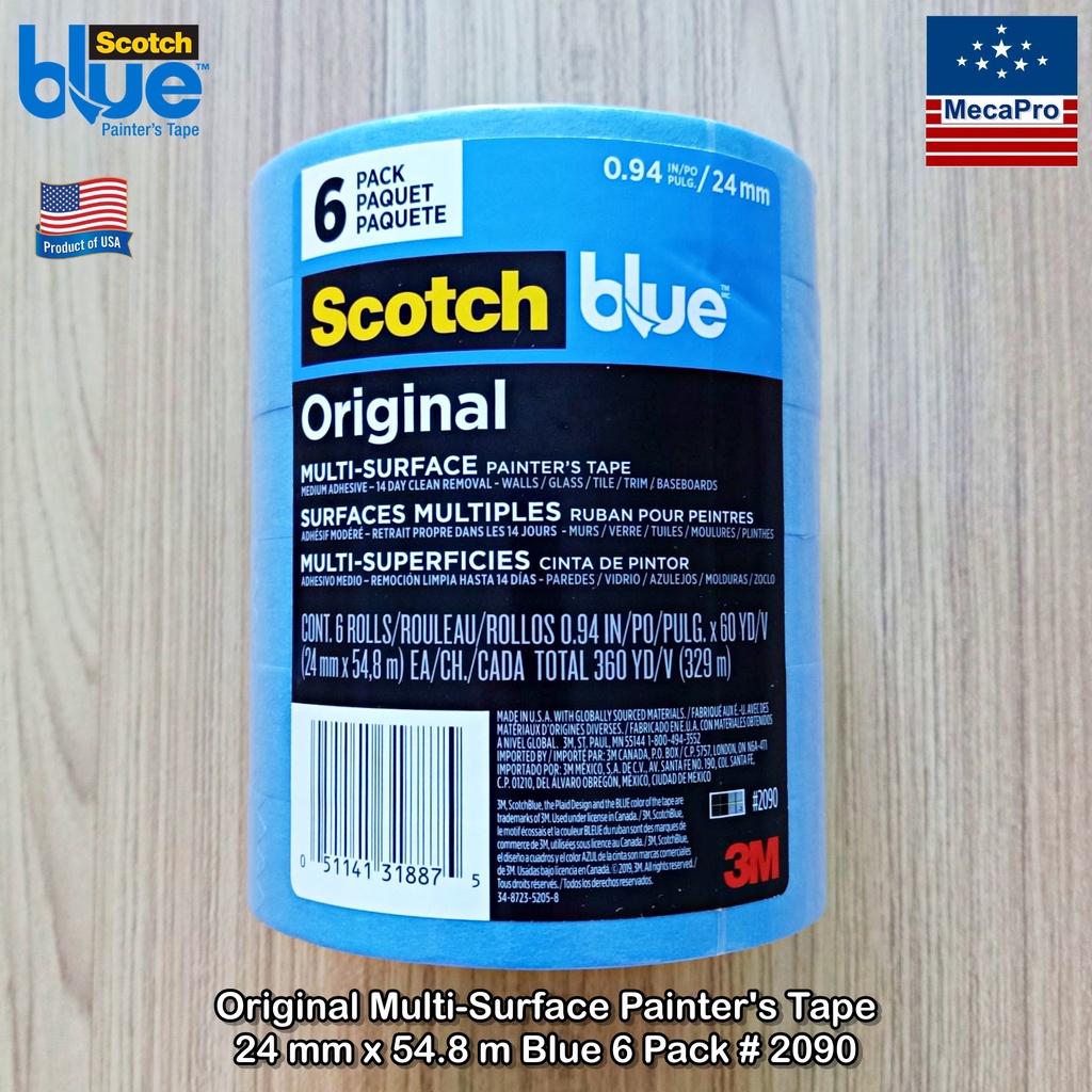 3M Scotch Blue® Original Multi-Surface Painter's Tape 24 mm X 54.8 m ...
