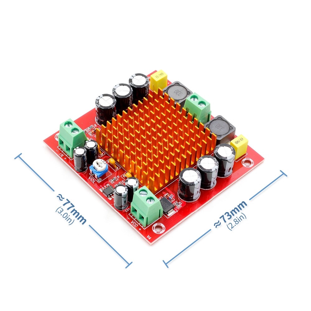 บอร์ดขยายเสียงดิจิทัล Xh-m544 DC 12V 24V 150W tpa3116da TPA3116 D2 ...