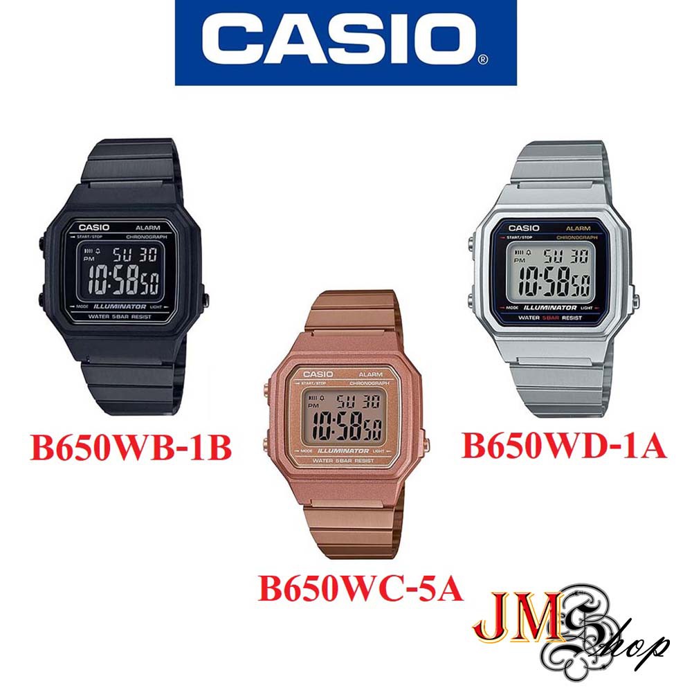 Casio รุ่น B650WB-1A / B650WC-5A / B650WD-1A [รับประกัน CMG] | Shopee ...