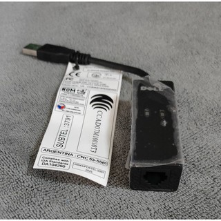 DELL Dell RD02-D400 USB External 56K Cat MODEM Modem Fax Narrowband Cat | Shopee Thailand