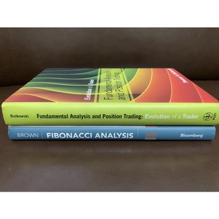 ชุดหนังสือคู่ Fundamental Analysis and Position Trading และ Fibonacci Analysis (หายาก มือ 1 ...