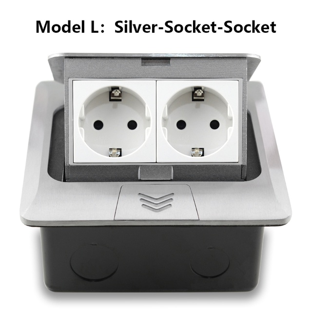 ☬Eu Floor Mounted Socket With USB Charging Port USB POP-UP Floor ...