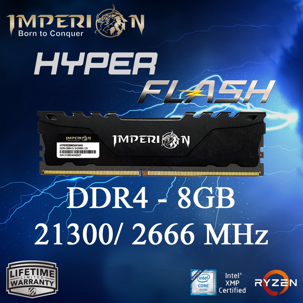 Ram IMPERION HYPERZ FLASH DDR4 8GB 2666mhz PC 21300 RAM การรับประกันอย่างเป็นทางการ | Shopee ...
