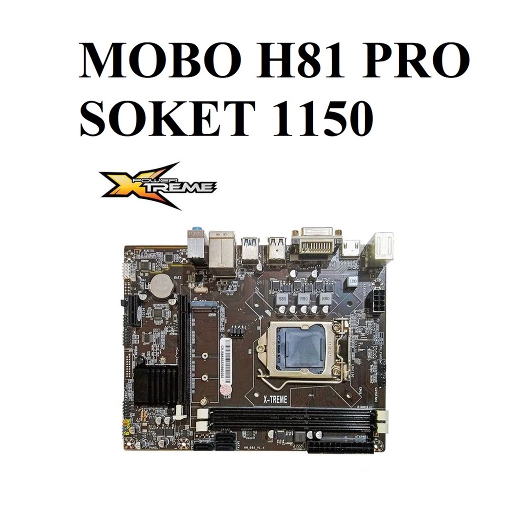 เมนบอร ์ ด Xtreme H81 Pro Socket 1150 MAINBOARD MOBO GAMING PC ...